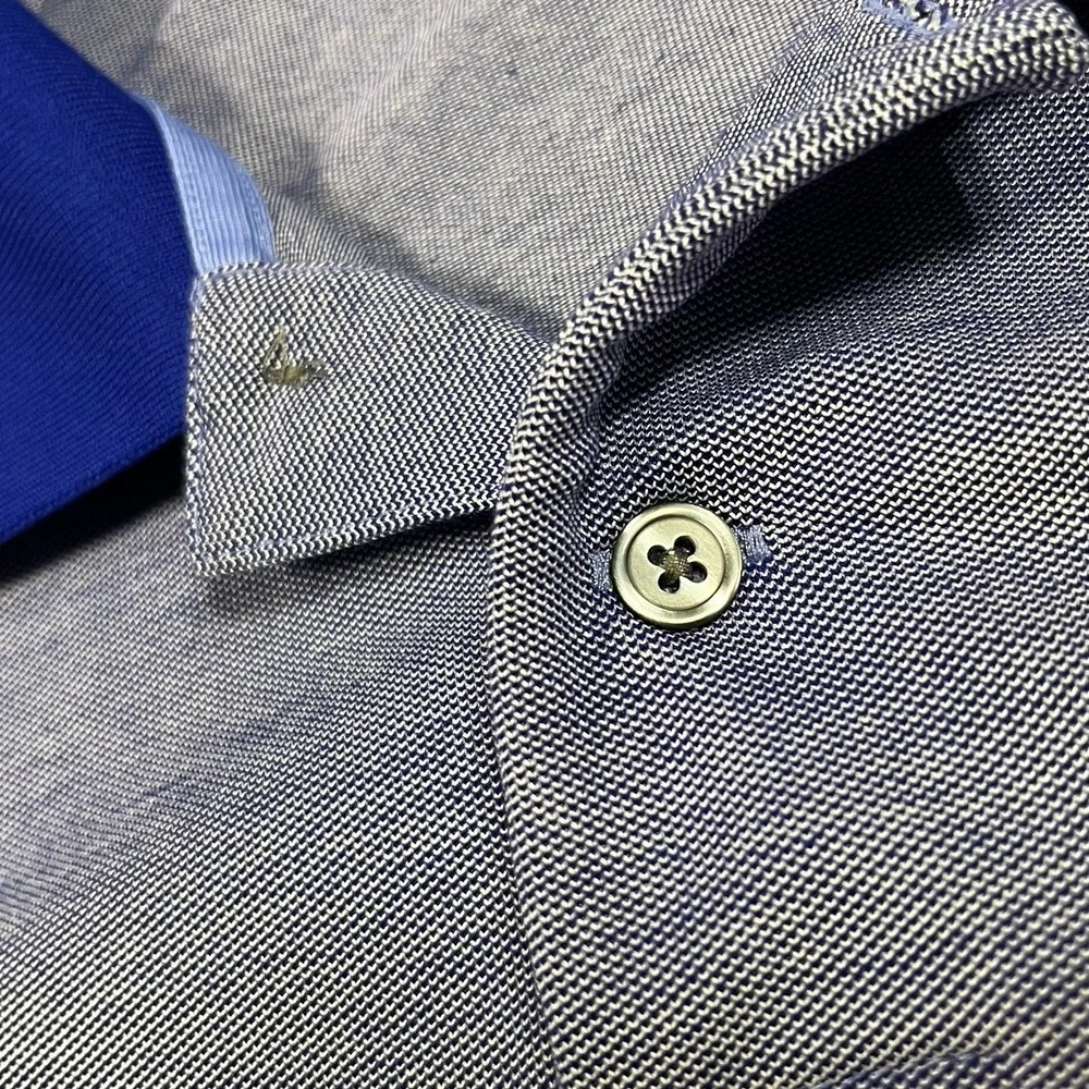 Greyson | Shirts | Greyson Blue Striped Performance Golf Polo Shirt ...